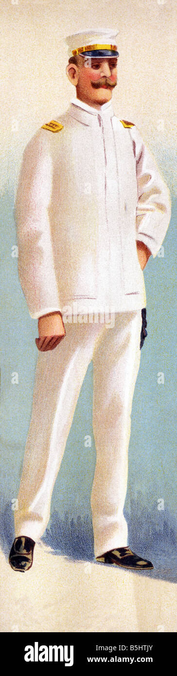 U.S. Navy Lieutenant in 1899 Stock Photo - Alamy