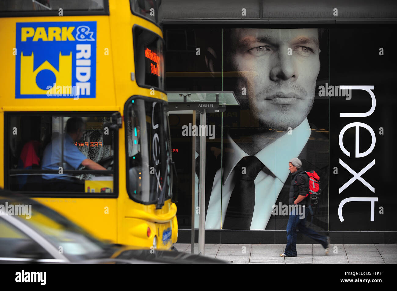 Generic picture of the Next clothes store sign in Exeter Devon Stock ...