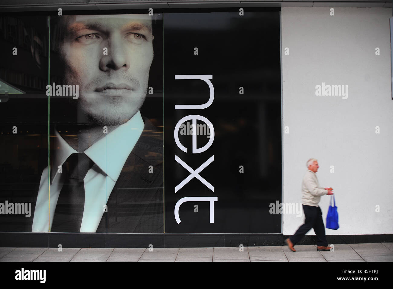 Generic picture of the Next clothes store sign in Exeter Devon Stock ...