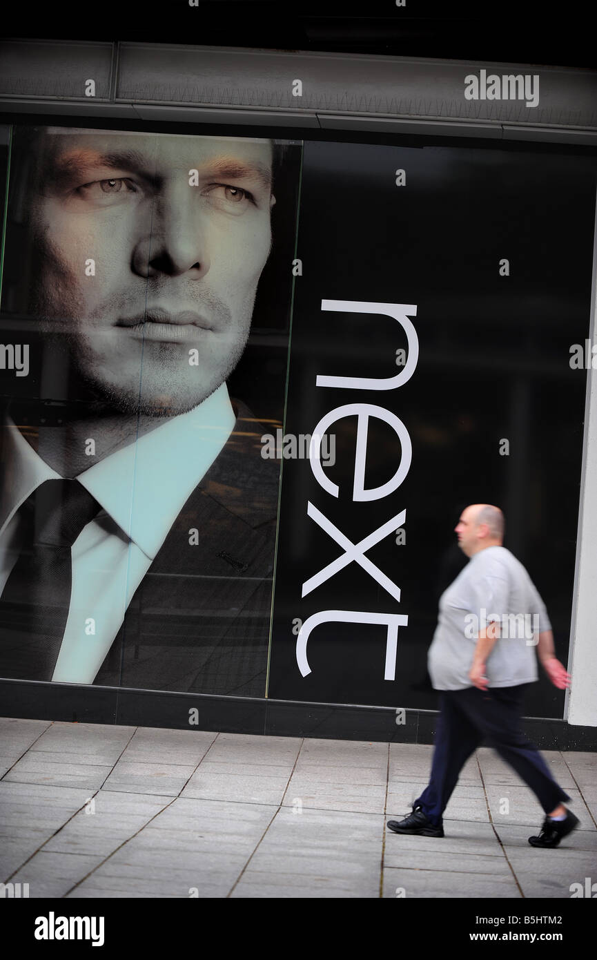 Generic picture of the Next clothes store sign in Exeter Devon Stock ...