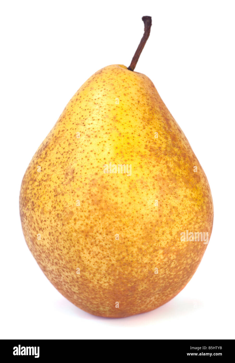 Big yellow delicious pear isolated on white background Stock Photo - Alamy