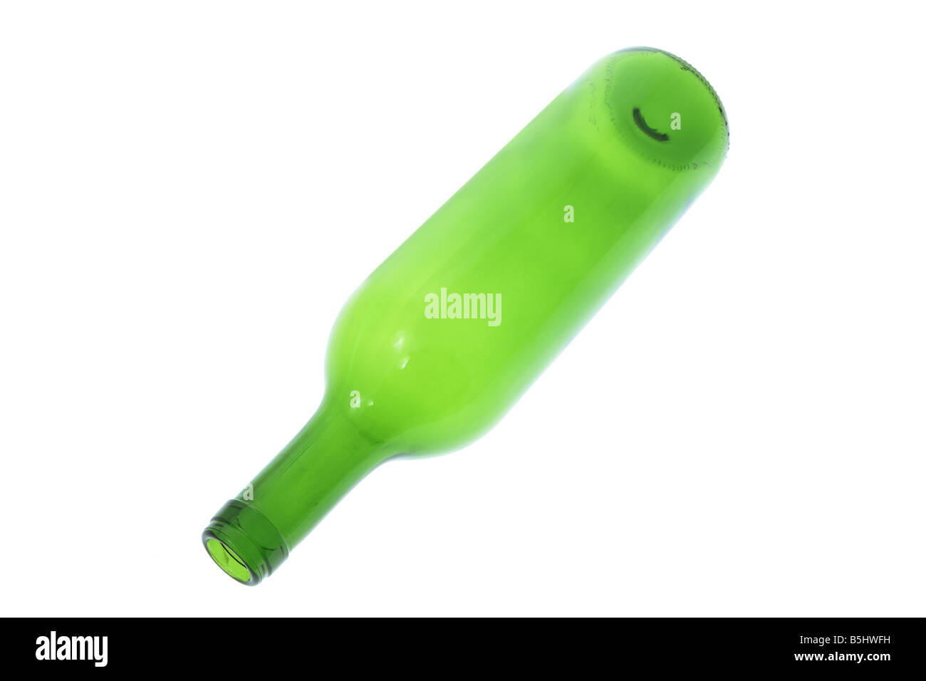 Green Glass Bottle Stock Photo - Alamy