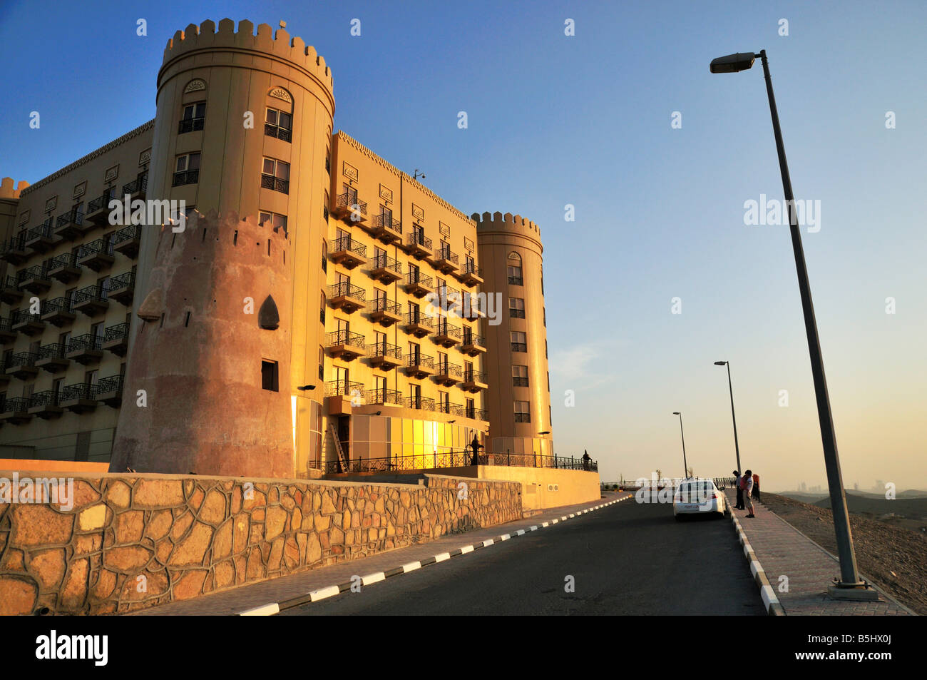 Khatt Hot Springs Hotel Resort, Khatt UAE Stock Photo - Alamy