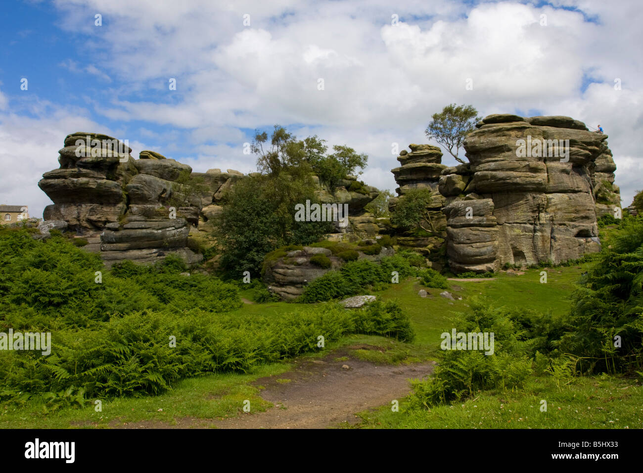 Brimham Rocks North Yorkshire UK Stock Photo - Alamy