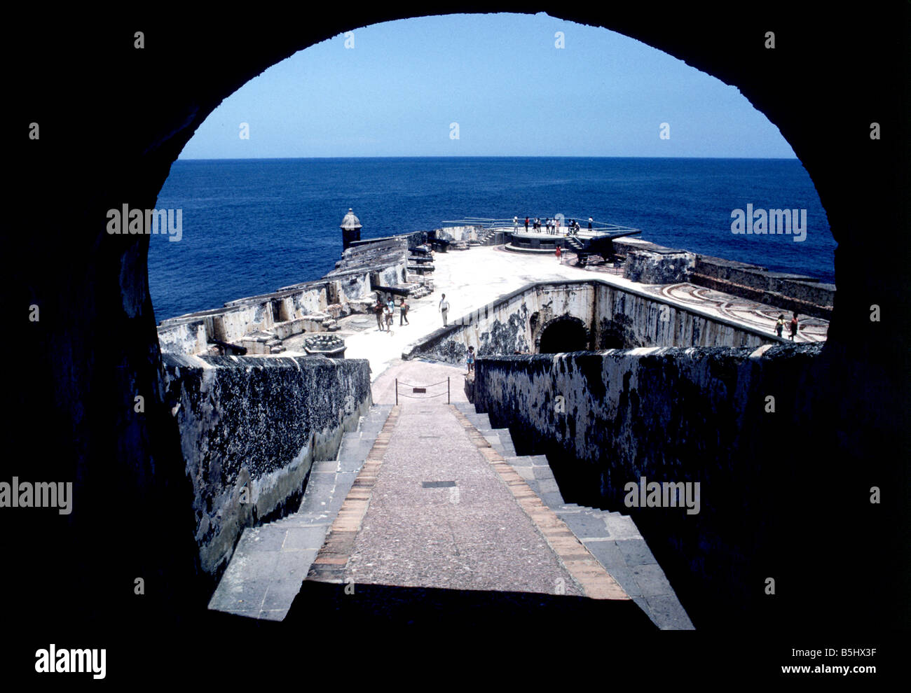 Inside view fort san hi-res stock photography and images - Alamy
