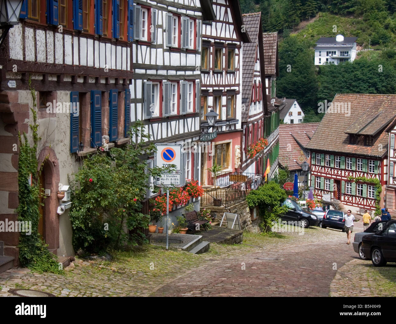 Black forest village of Schiltach Stock Photo - Alamy