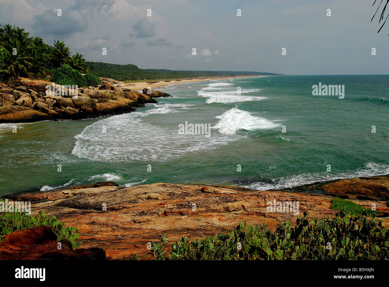 Somatheeram chowara beach kerala hi-res stock photography and images ...