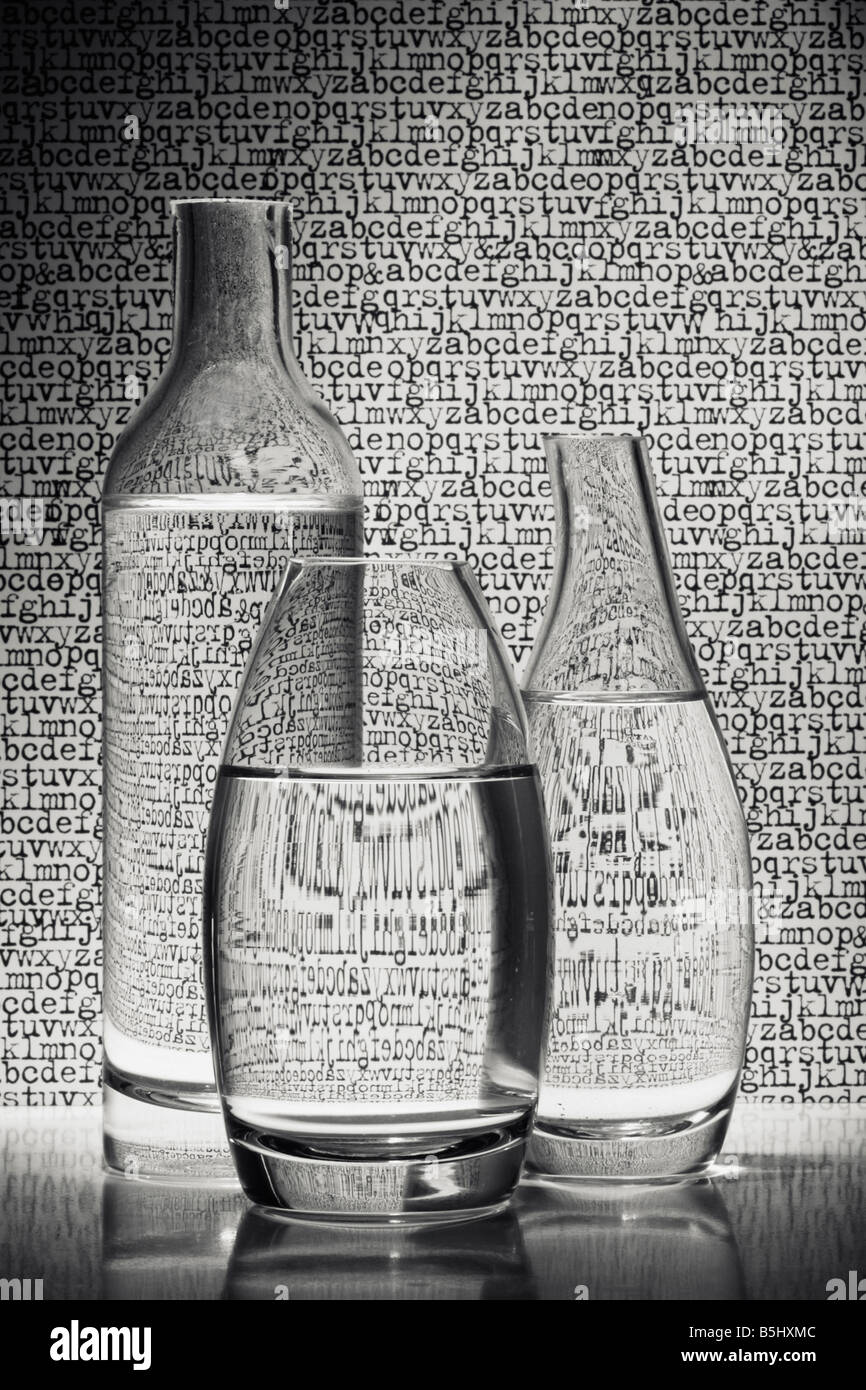 A simple glass vase still life Stock Photo - Alamy