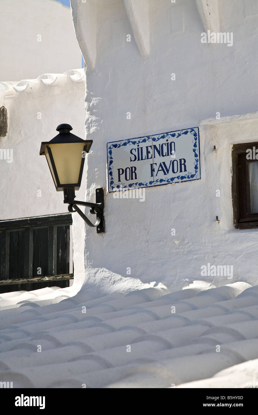 Silencio Sign High Resolution Stock Photography and Images - Alamy