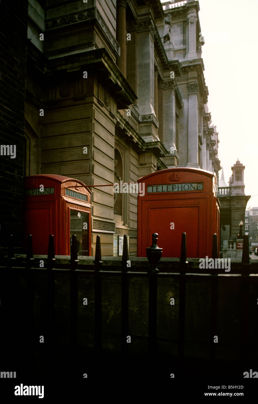 UK England London Museum of Mankind K6 Phone Boxes Stock Photo - Alamy
