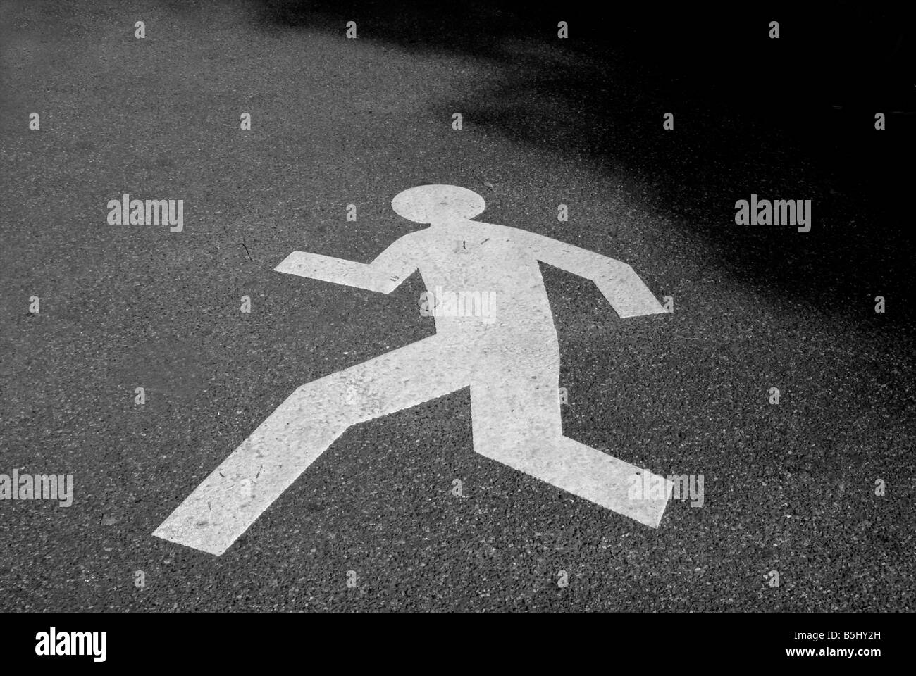 Safety signs park Black and White Stock Photos & Images - Alamy