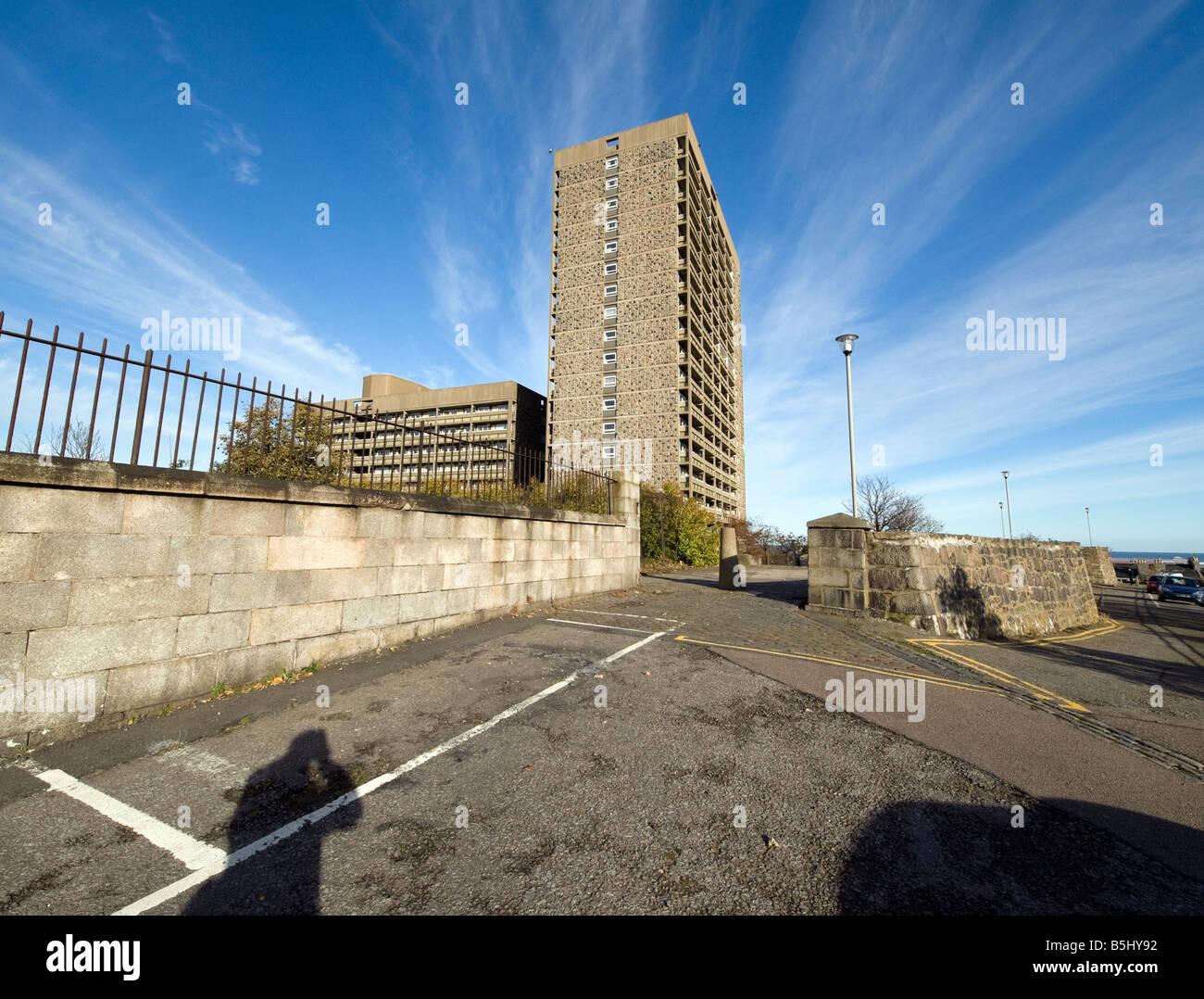 Marischal Court Block of flats, Aberdeen Stock Photo - Alamy