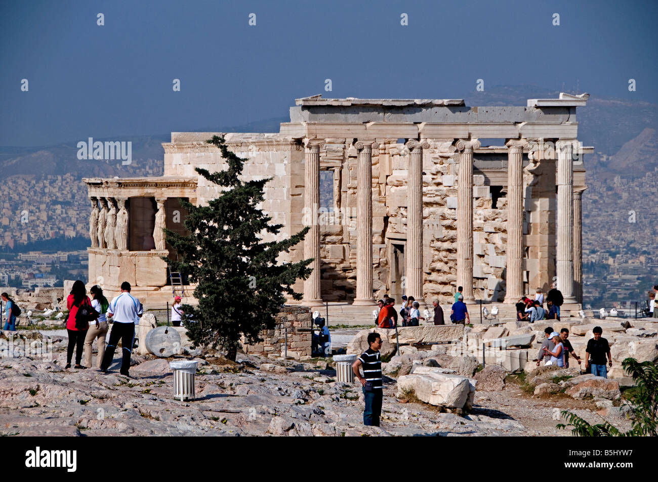 Acropolis Parthenon restoration renovation Athens Greece Greek Stock ...