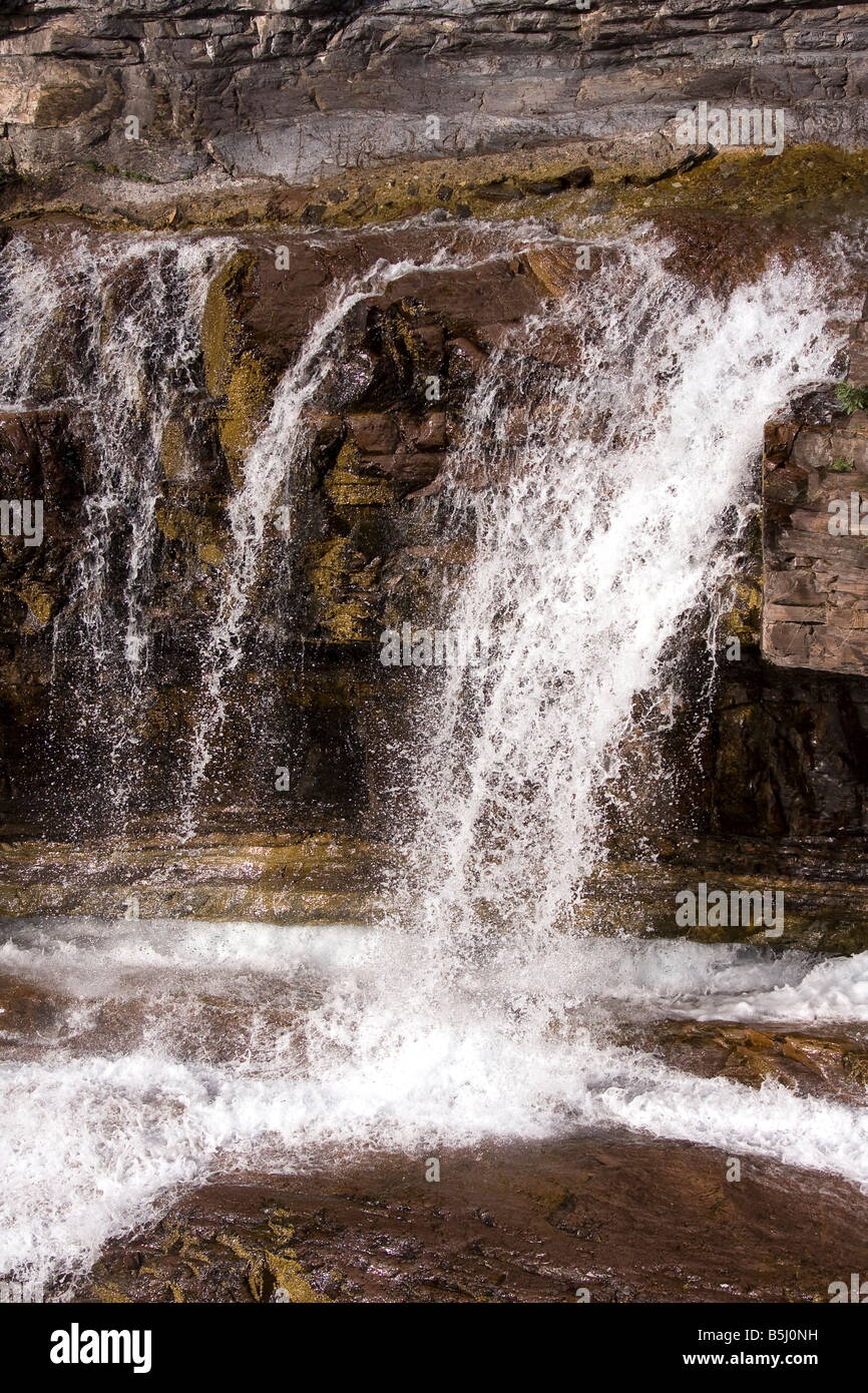 Detail of a waterfall Stock Photo - Alamy