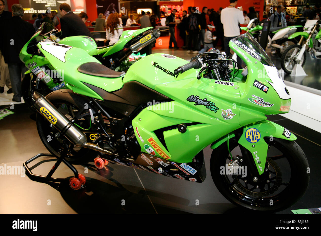 Milan international exhibition of cycle and motorcycle hi-res stock ...