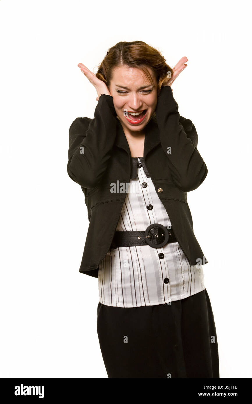 Angry receptionist hi-res stock photography and images - Alamy