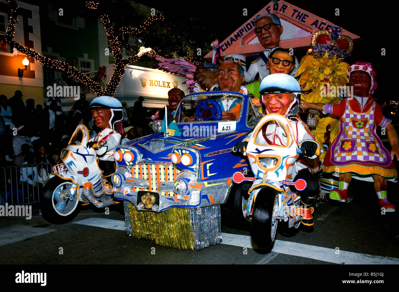 Junkanoo float, Boxing Day Parade, Nassau, Bahamas Stock Photo - Alamy