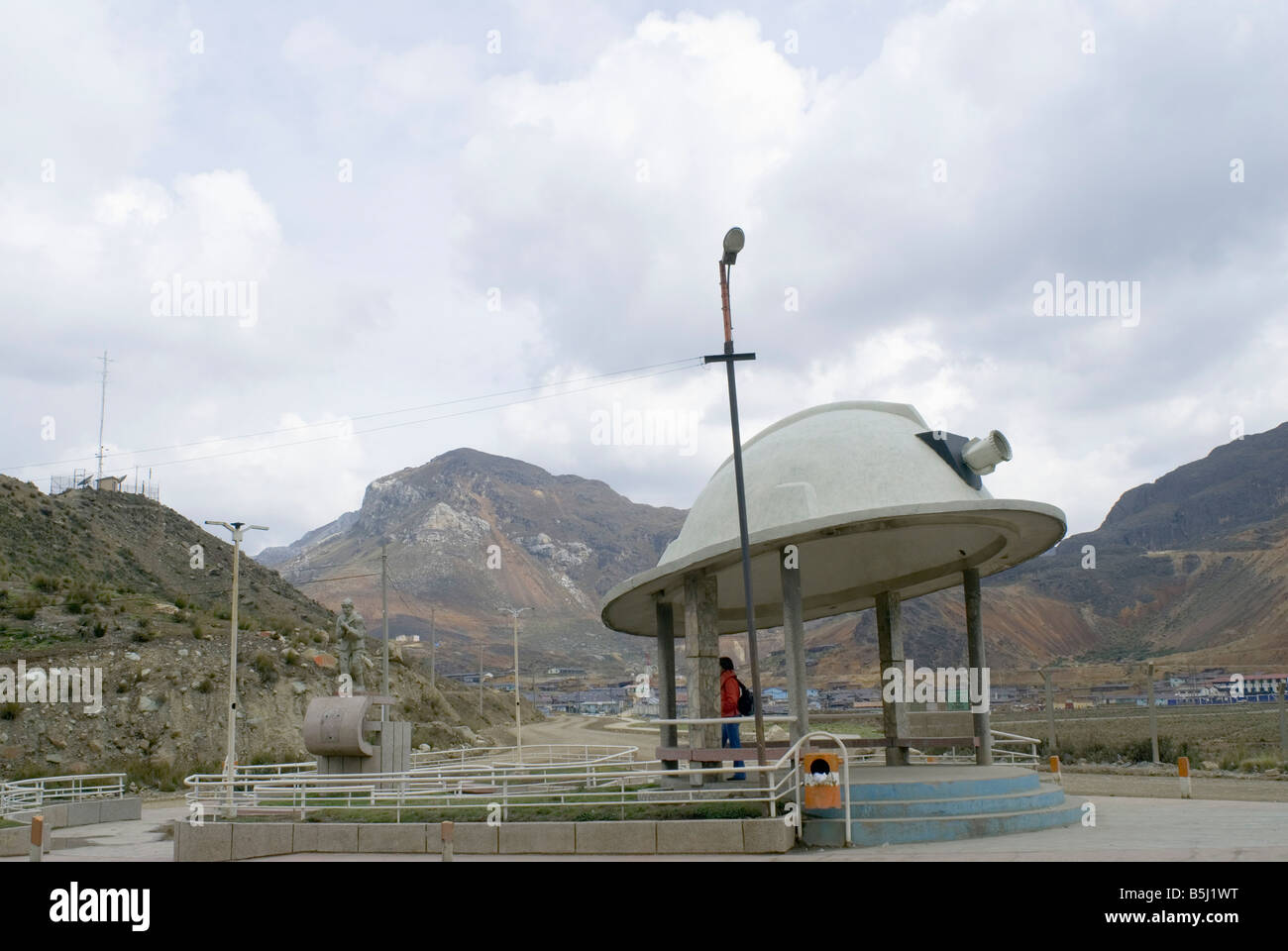 Scene in the small mining town of Morococha Peru Stock Photo - Alamy