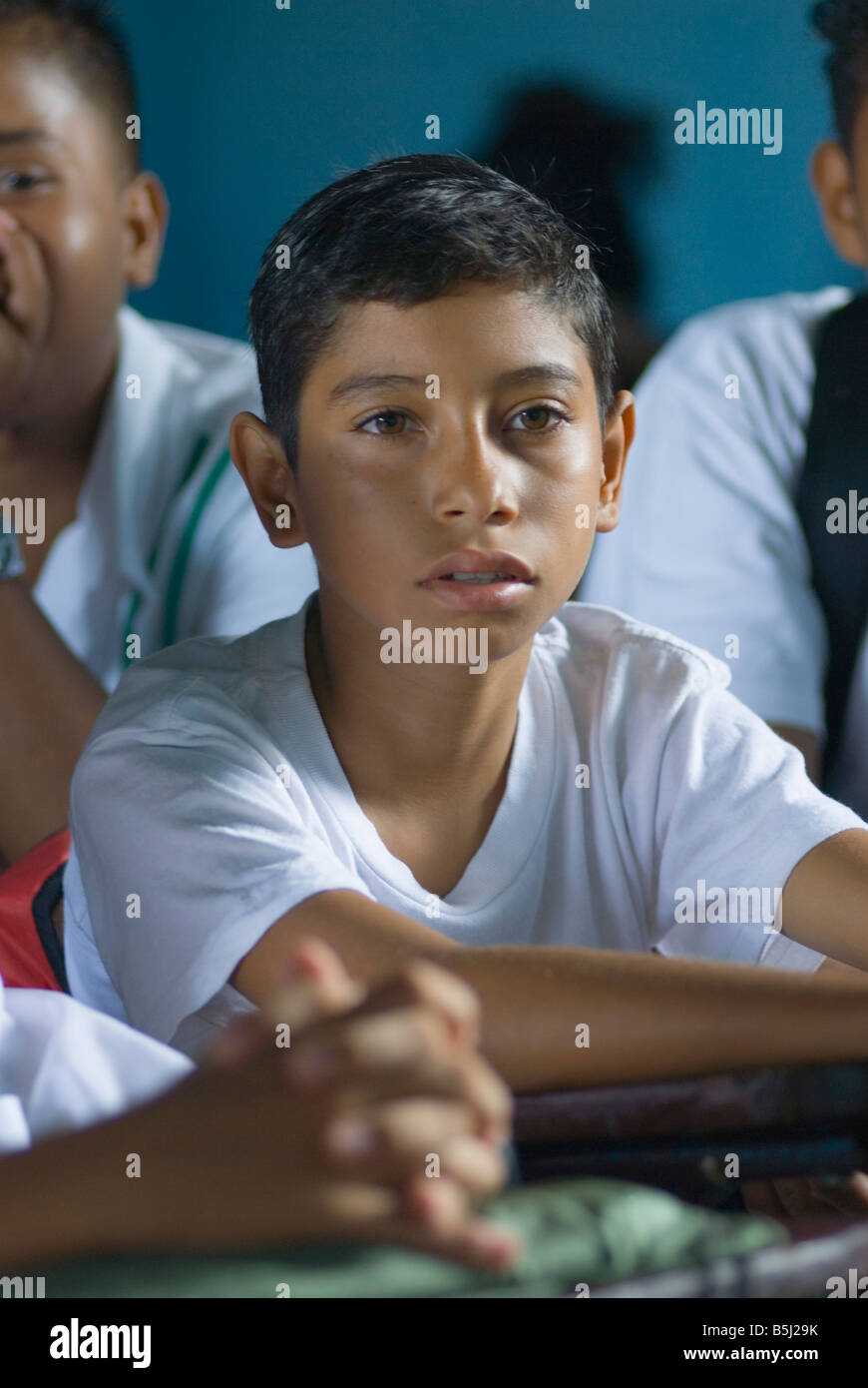 Nicaraguan school boy Christian Calero Gutierrez Stock Photo - Alamy