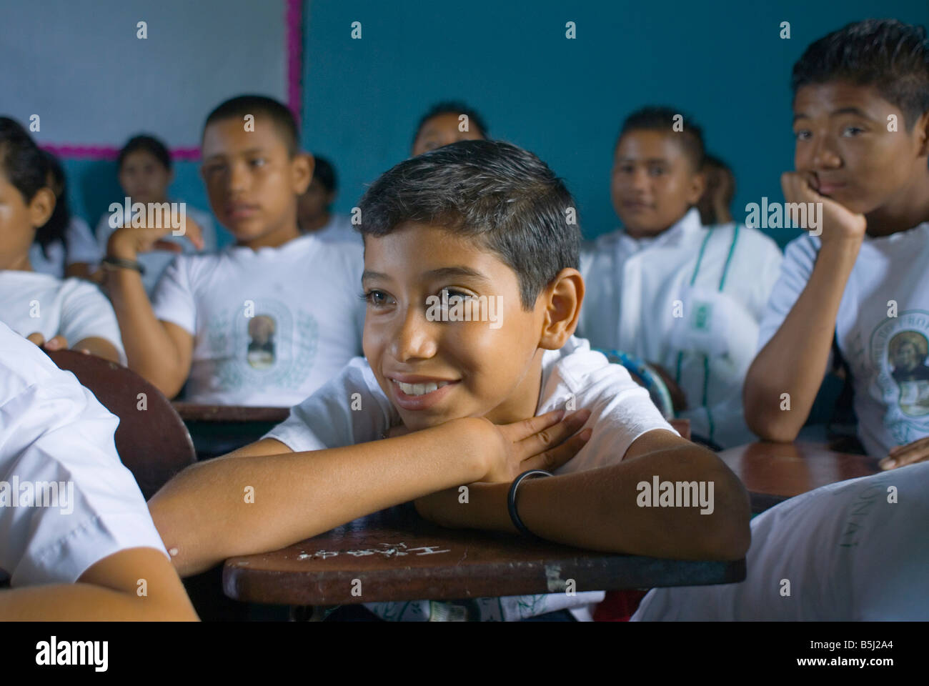 Nicaraguan school boy Christian Calero Gutierrez Stock Photo - Alamy