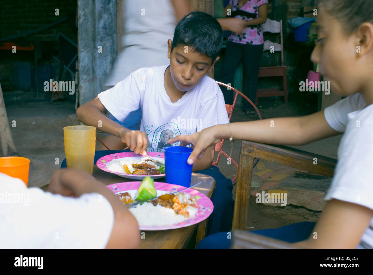 Nicaraguan school boy Christian Calero Gutierrez Stock Photo - Alamy