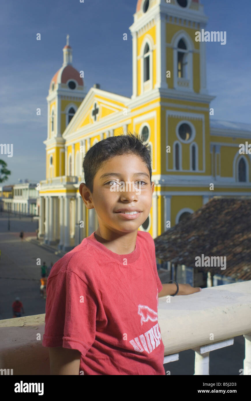 Nicaraguan school boy Christian Calero Gutierrez Stock Photo - Alamy