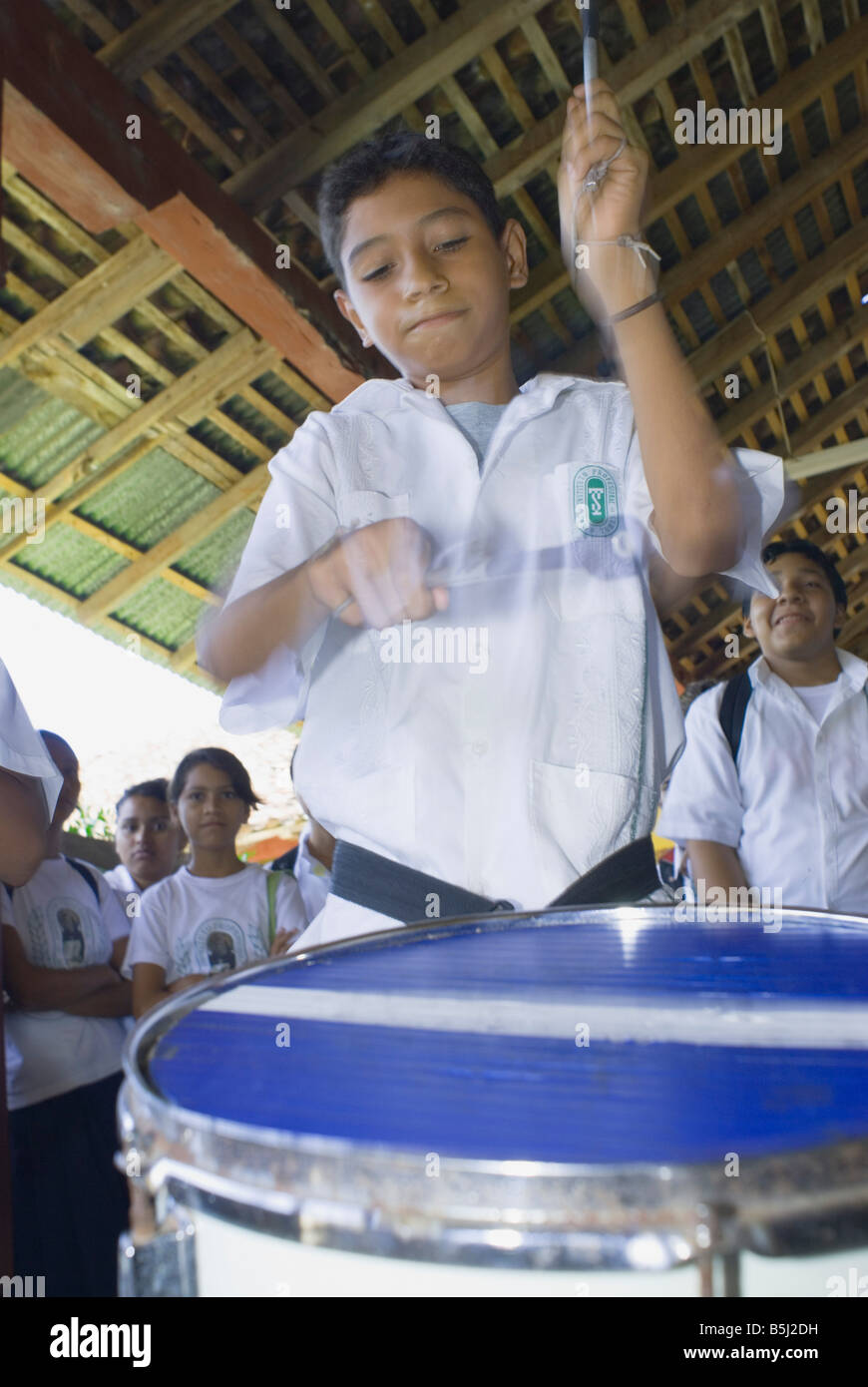 Nicaraguan school boy Christian Calero Gutierrez Stock Photo - Alamy