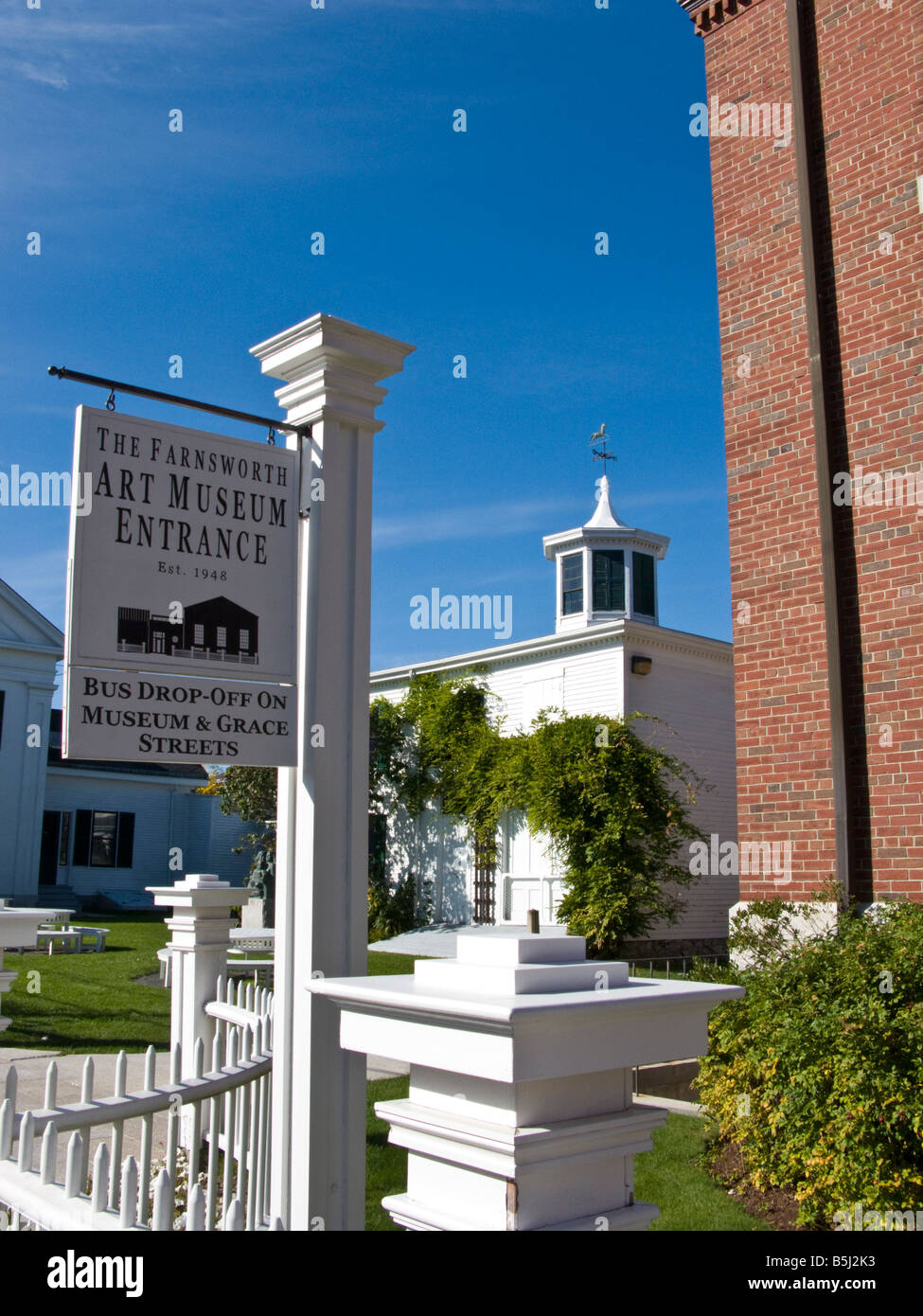 Farnsworth Art Museum in Rockland Maine Stock Photo - Alamy