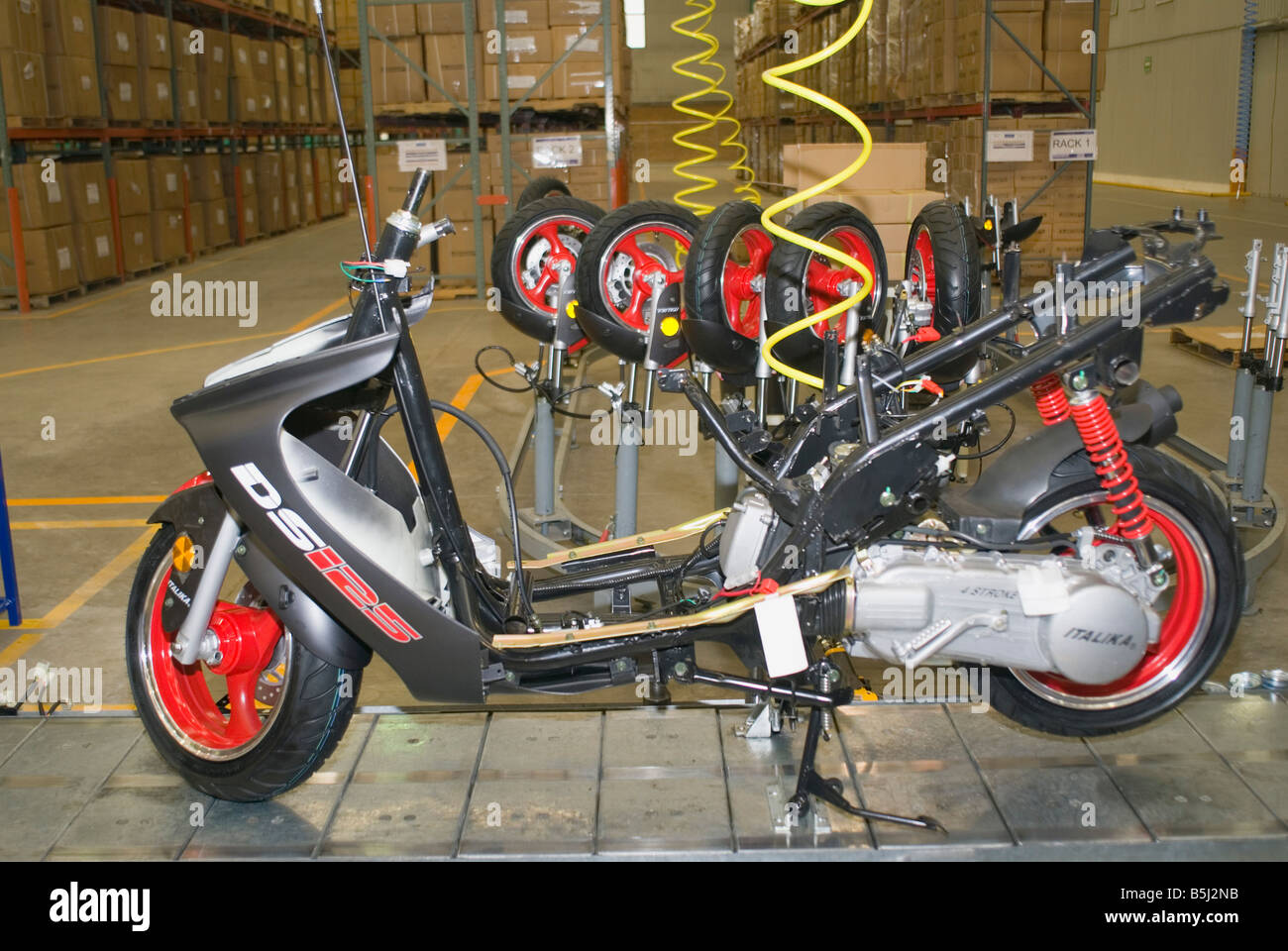 Chinese company Italika motorcycle assembly plant in Toluca State of ...