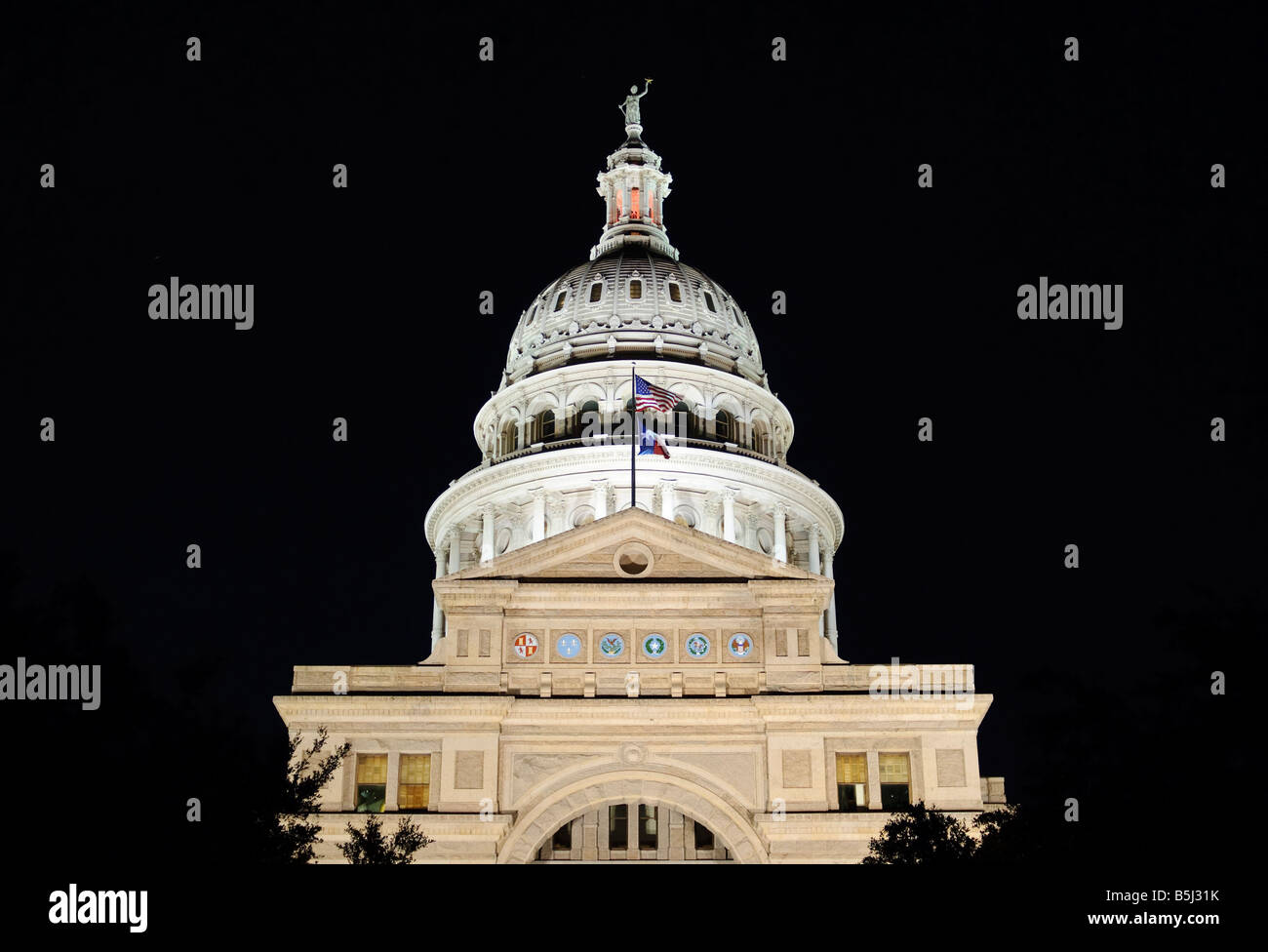 Texas hall state night hi-res stock photography and images - Alamy