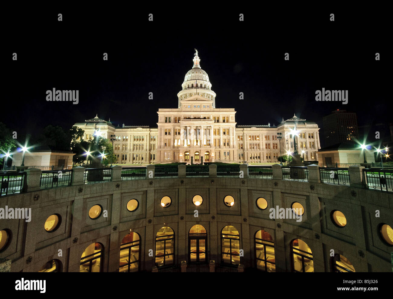 The texas state house chamber in the capitol building hi-res stock ...
