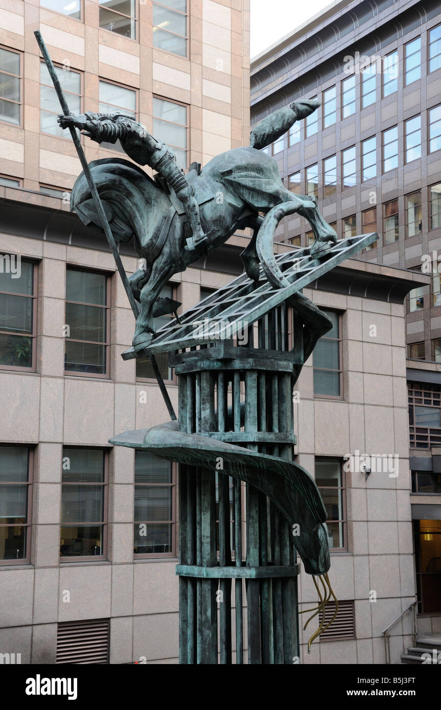 Bronze statue st george dragon hi-res stock photography and images - Alamy