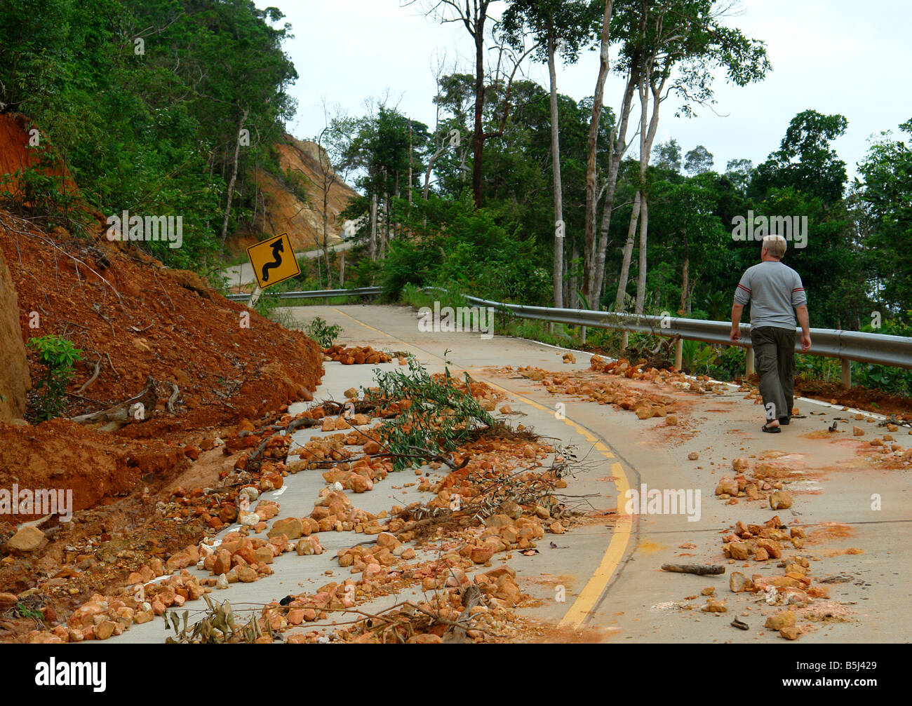 Road blocked hi-res stock photography and images - Alamy