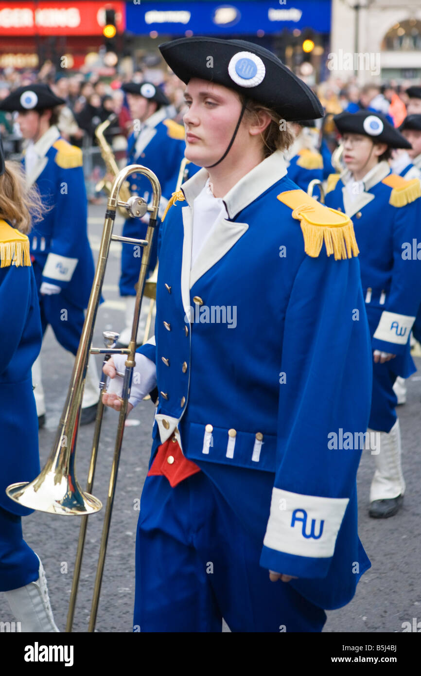 High school marching band blue hi-res stock photography and images - Alamy