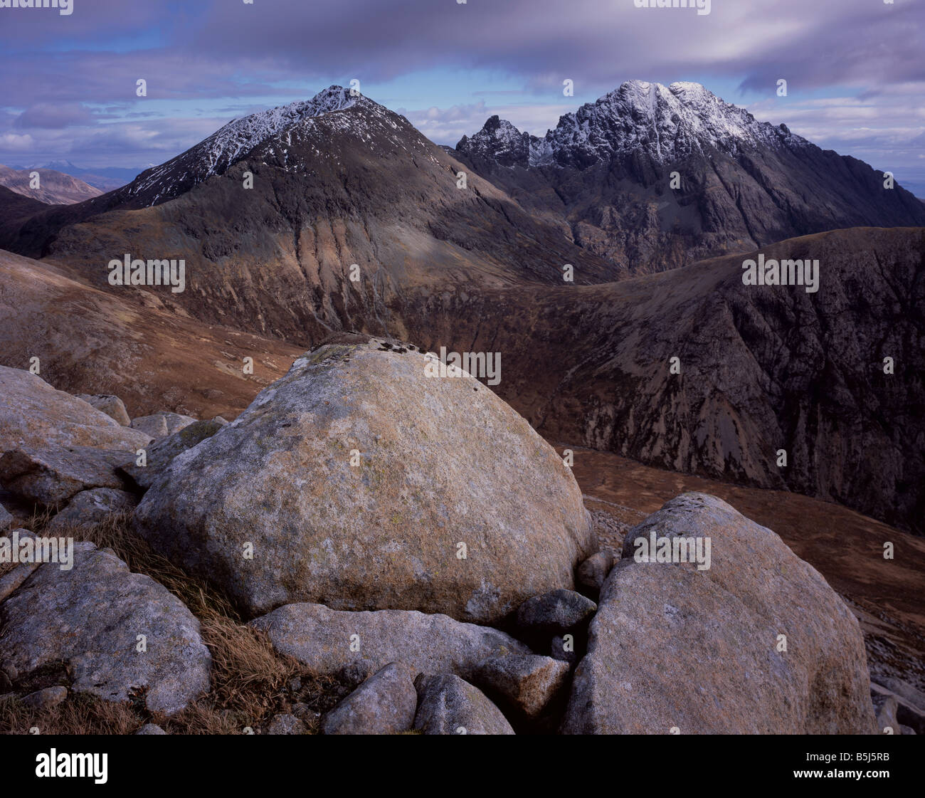 Bla Bheinn from Marsco, Isle of Skye, Scotland, UK Stock Photo - Alamy