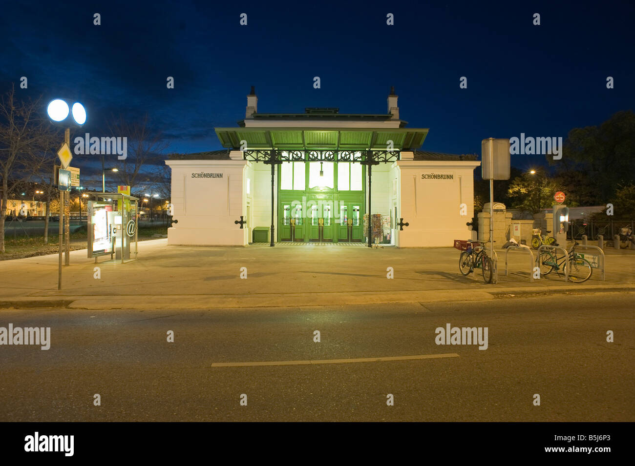 Wien Stadtbahnstation Schönbrunn von Otto Wagner Vienna Stadtbahn by ...