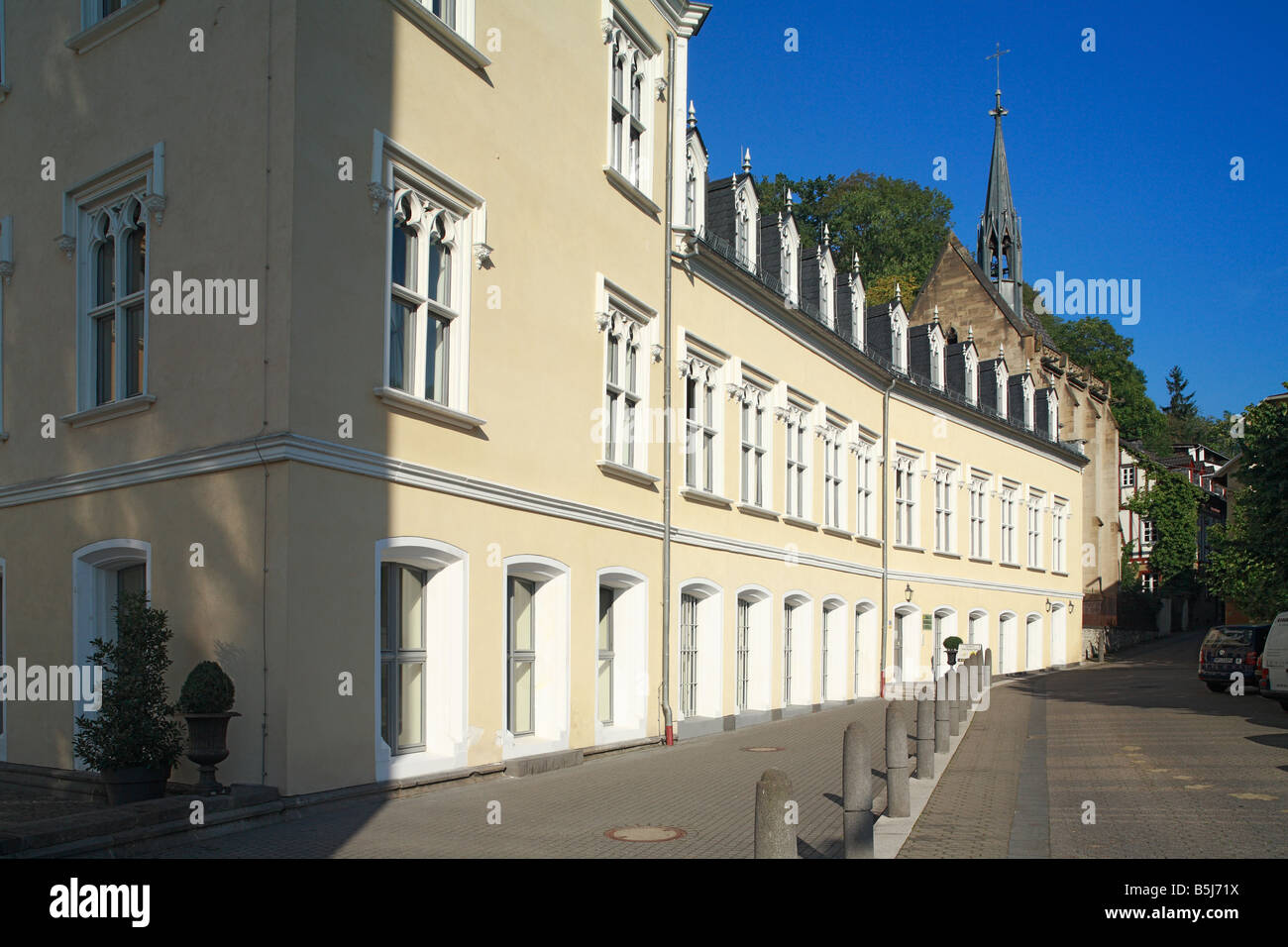 Schloss Sayn und Schlosskapelle in Bendorf-Sayn, Rhein, Westerwald ...