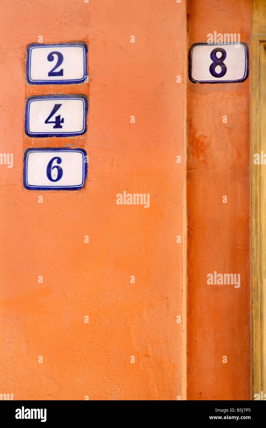 Numbers on the wall hi-res stock photography and images - Alamy