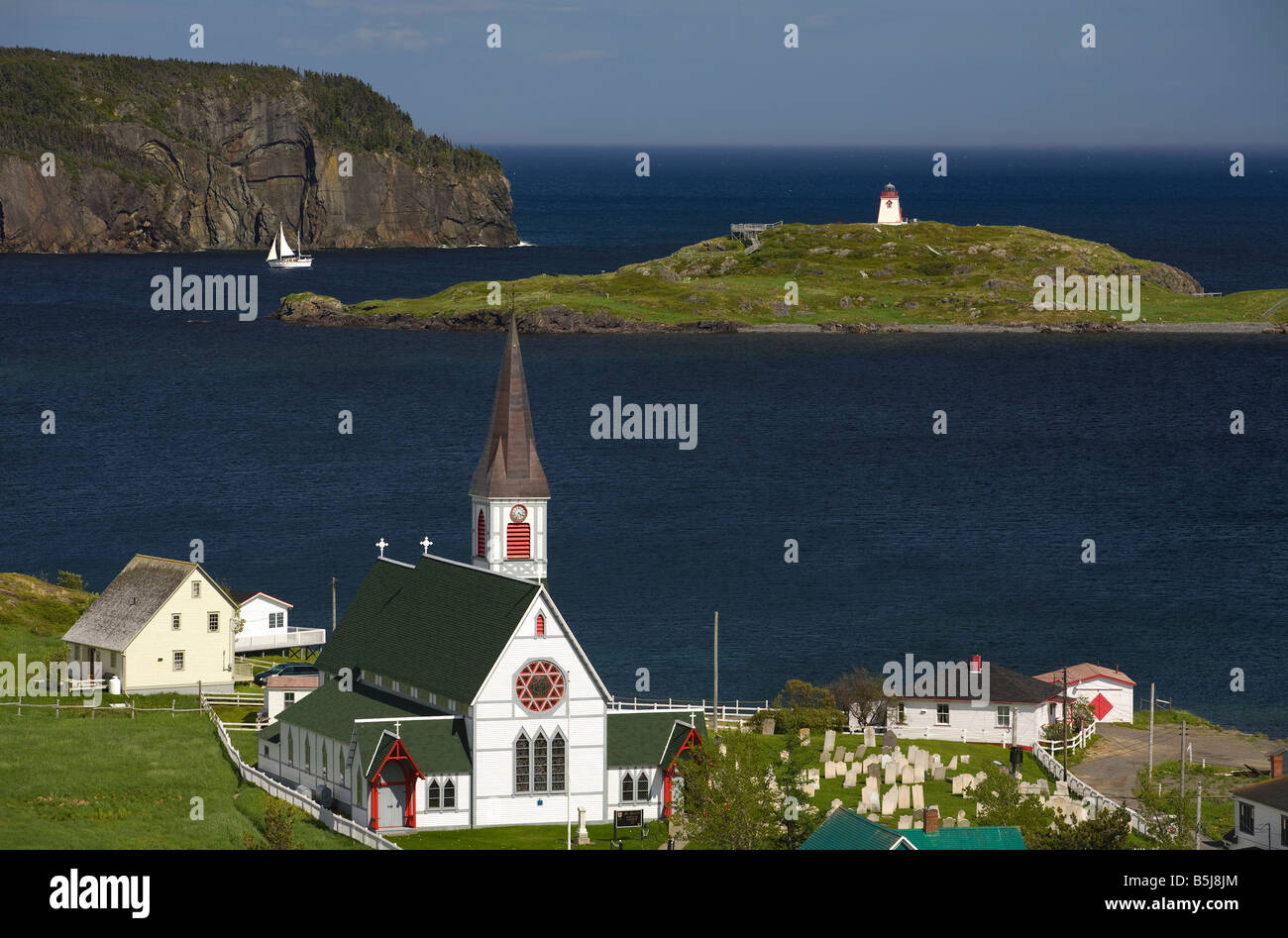 St Paul s Anglican church Trinity Newfoundland&Labrador Canada Stock ...