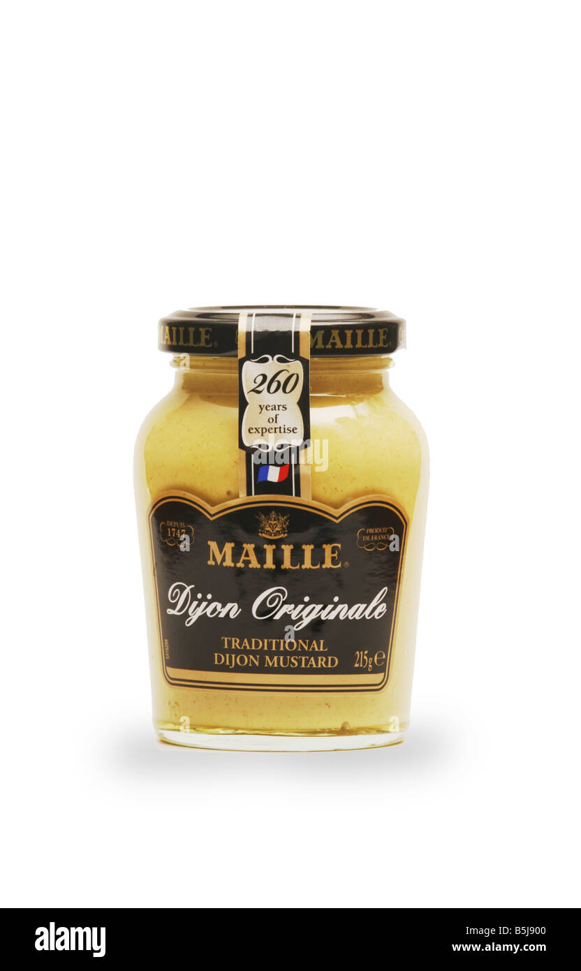 Maille Brand Dijon Mustard Cut Out Stock Photo - Alamy