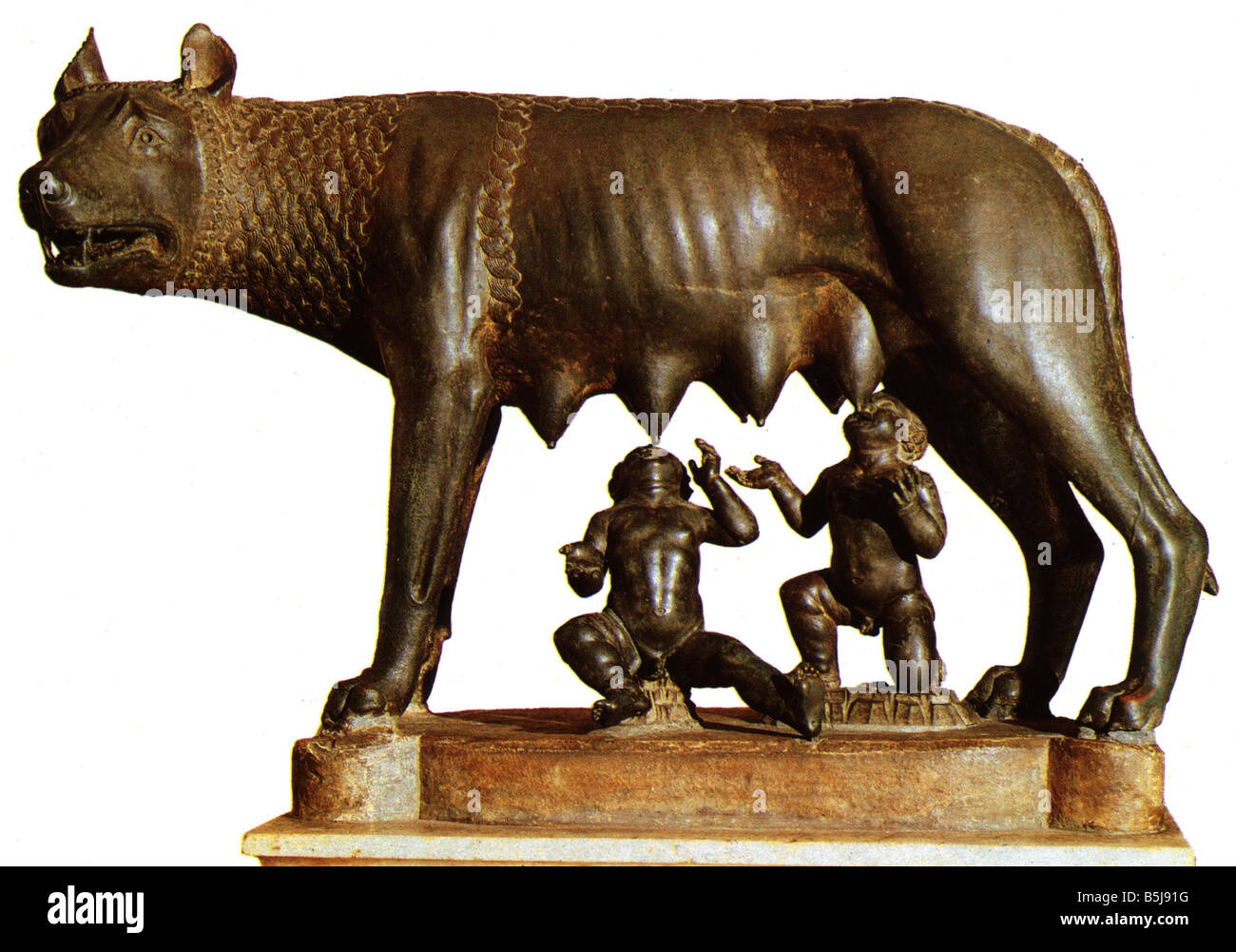 Rome. The she-wolf, Romulus and Remus Stock Photo - Alamy