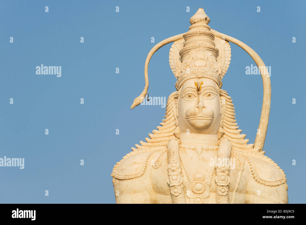 Hanuman statue in morning light hi-res stock photography and images - Alamy