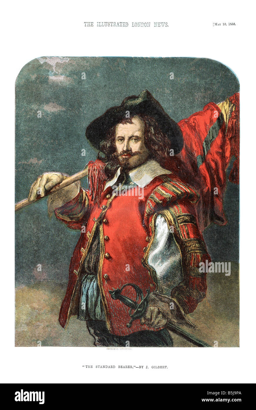 standard bearer is a person soldier or civilian who bears an emblem ...