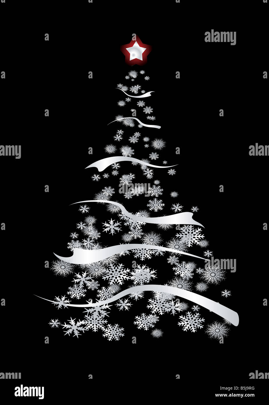 Art inspired snow crystal hi-res stock photography and images - Alamy