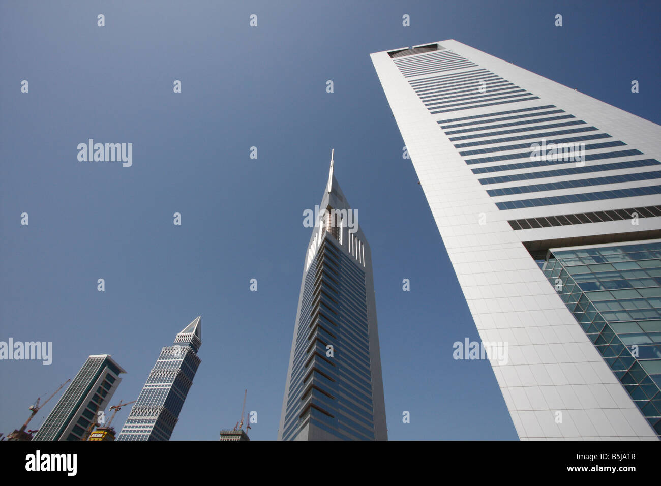 THE EMIRATES TOWERS IN DUBAI Stock Photo - Alamy