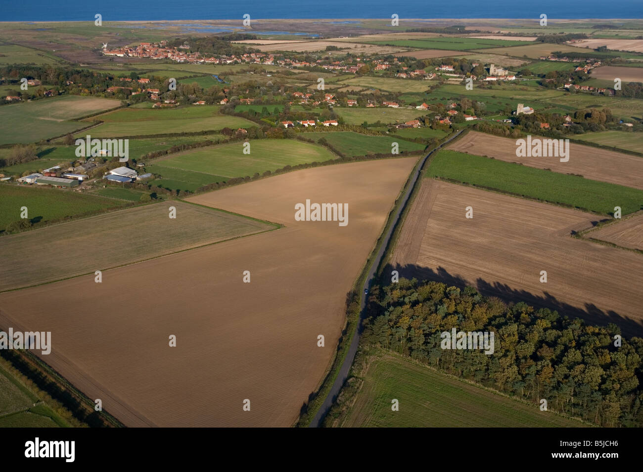 Cley Village and Church Norfolk UK October Stock Photo - Alamy