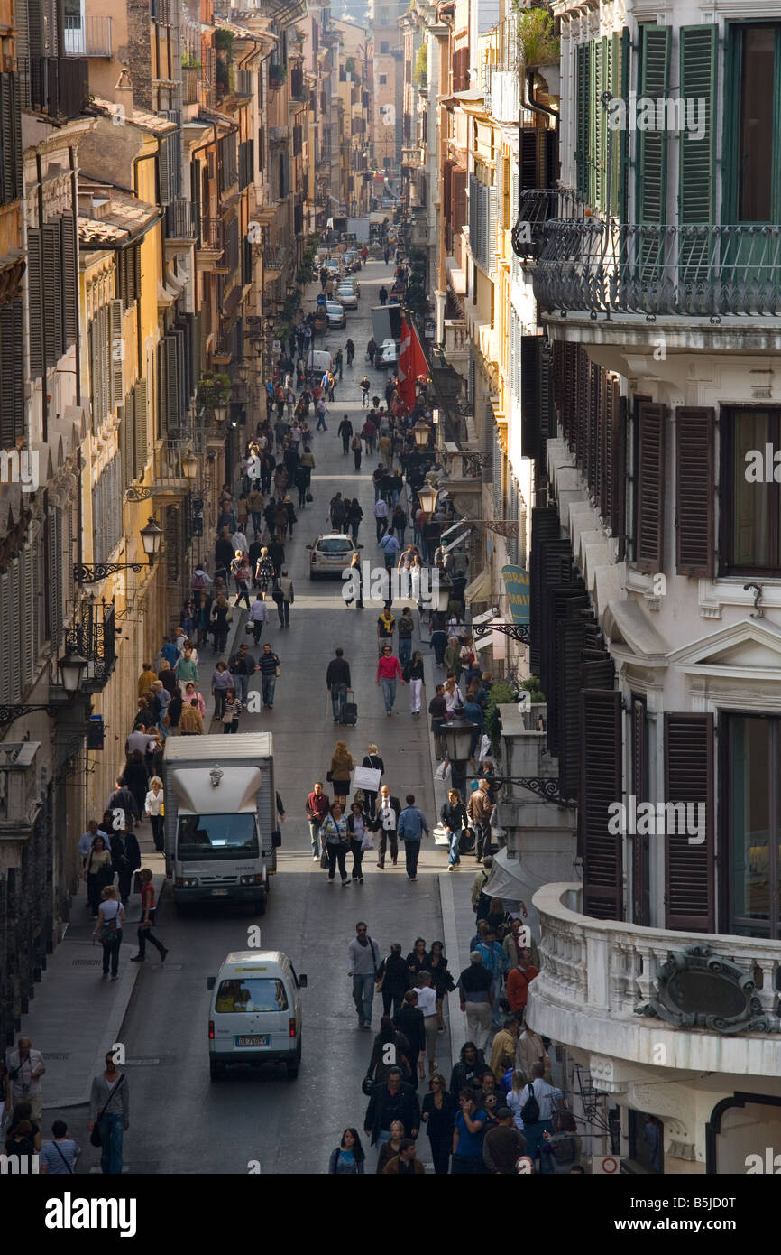 Spanish steps rome aerial hi-res stock photography and images - Alamy