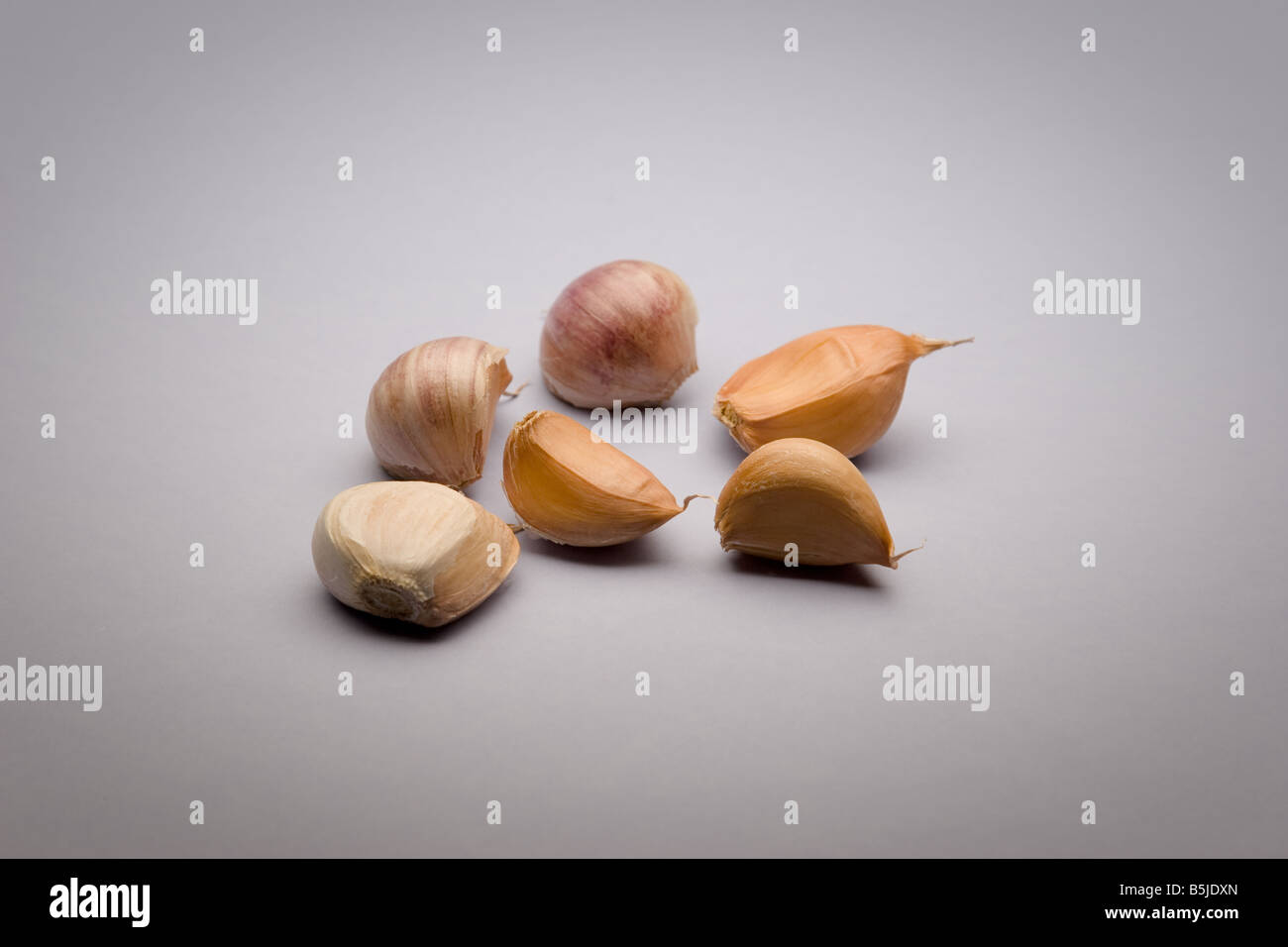 Cloves of French garlic Stock Photo - Alamy
