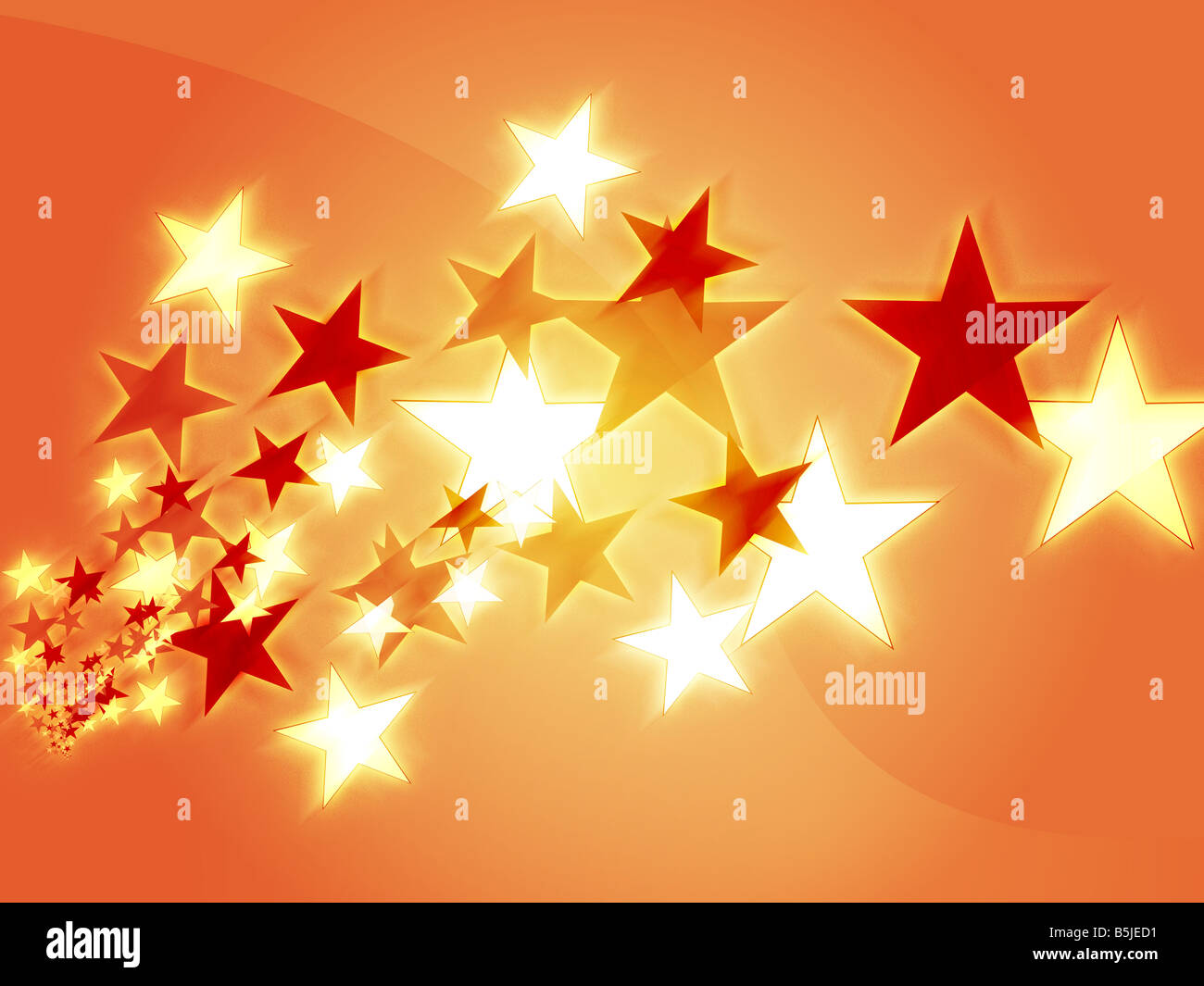 Dynamic flying stars abstract geometric wallpaper background Stock ...