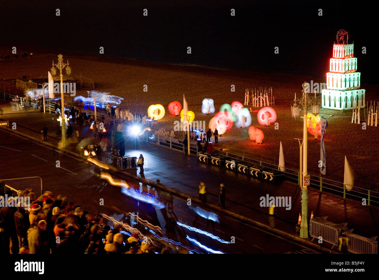 Brighton burning the clocks hi-res stock photography and images - Alamy